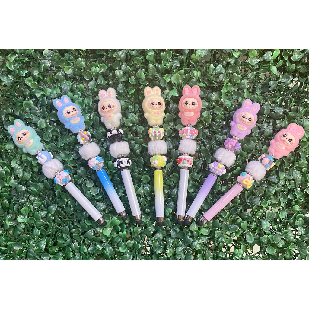 Labubu 2-in-1 Stylus & Ballpoint Pen – Cute Plush Writing Accessory ...